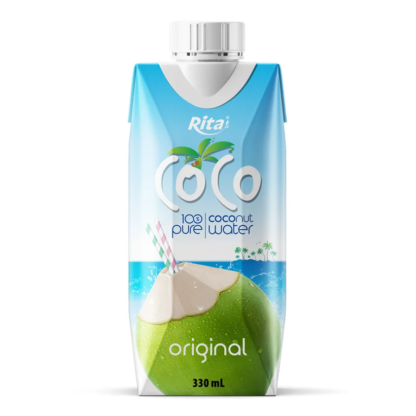 100% Pure Coconut Water Original Flavor 330ml Paper Box | tradekorea