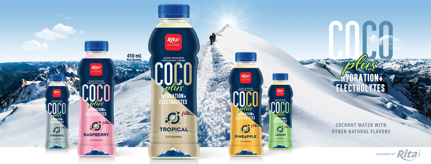 Supplier Electrolytes Coco Plus With Lemon Flavor - RITA Beverage