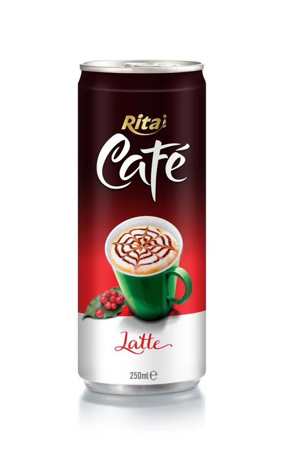 250ml Canned Latte Coffee RITA brand - RITA Beverage