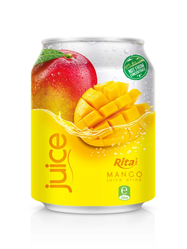 250ml short alu mango juice drink - RITA Beverage
