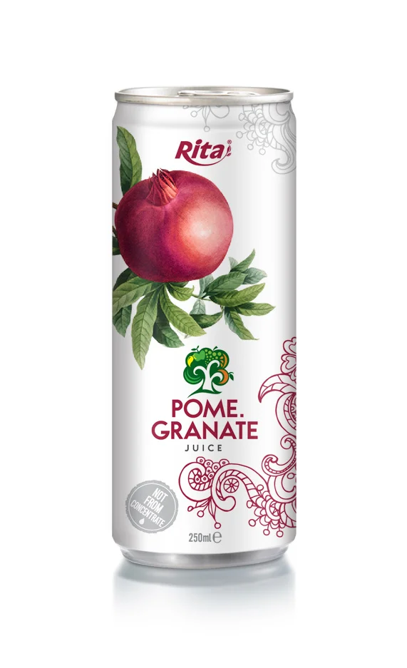 250ml best natural Pomegranate Fruit Juice - RITA Beverage