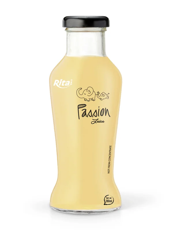 280ml glass bottle best Passion fruit Juice - RITA Beverage