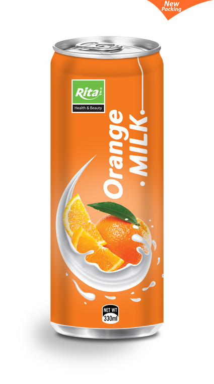 330ml Orange Milk Drink RITA Fruit Juice