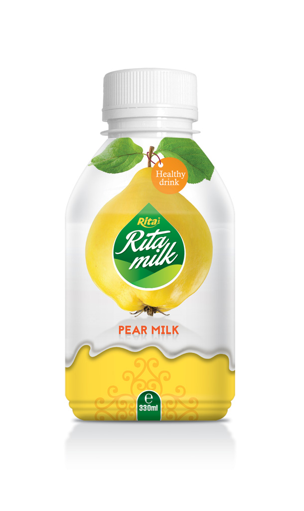 330ml PP bottle Pear Milk Private Label - RITA Beverage