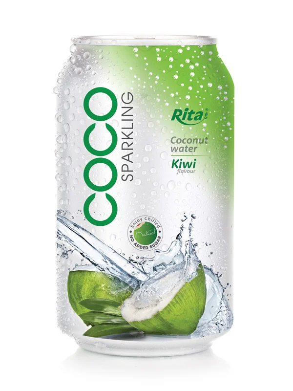 330ml Lemon & Minut flavor with Sparking Coconut Water - RITA Beverage