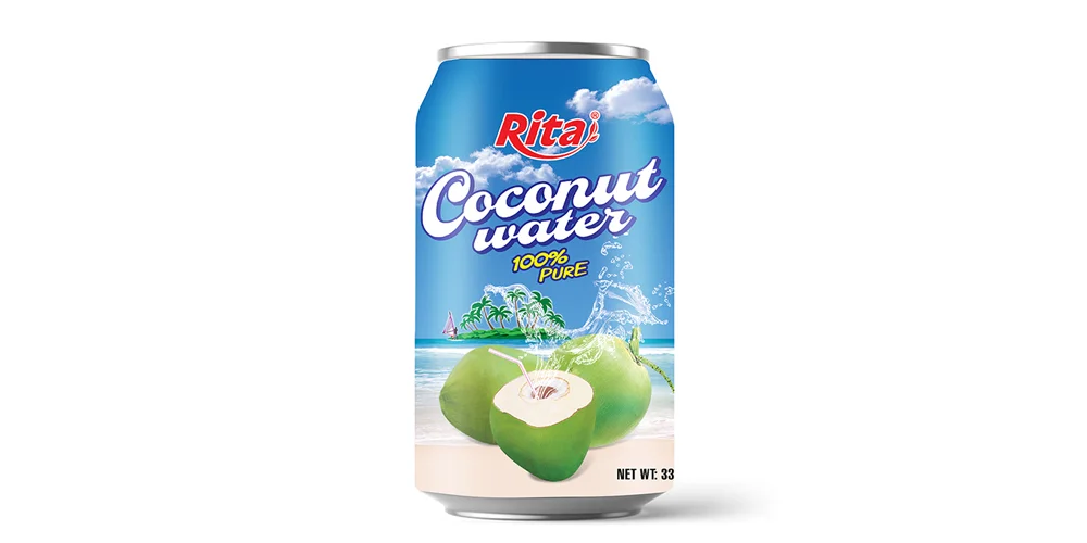 330ml slim coconut water 100% pure - RITA Beverage
