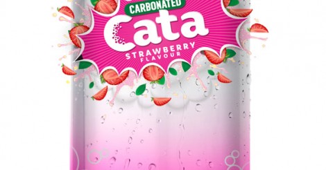 500ml Carbonated Strawberry Flavor Drink RITA Beverage