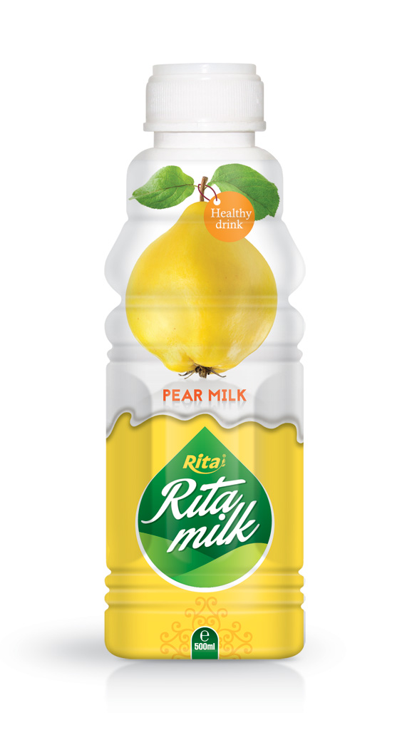 500ml PP bottle Best organic Pear Milk - RITA Beverage