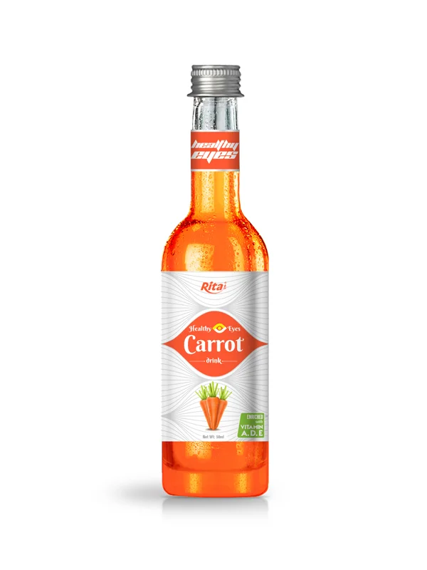 50ml glass bottle Carrot drink - RITA Beverage