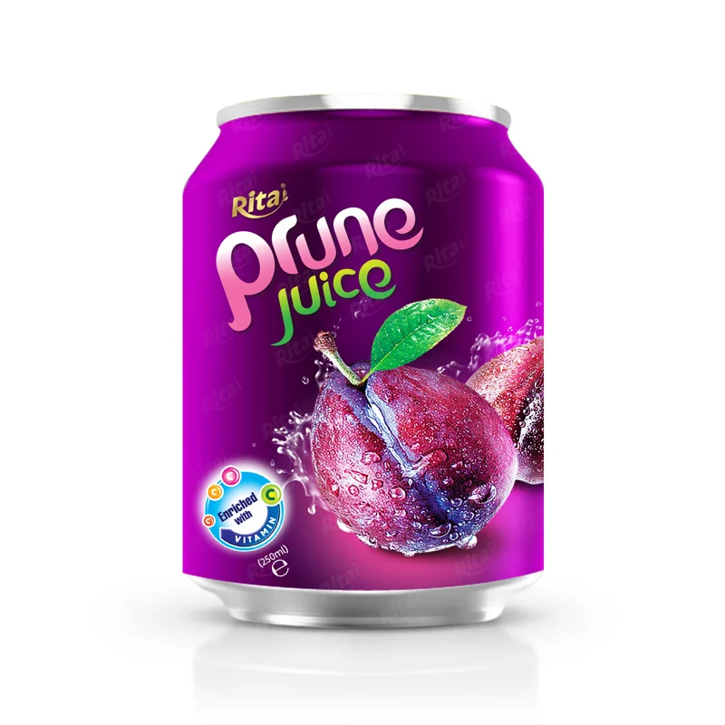Prune juice drink 250ml short canned - RITA Beverage