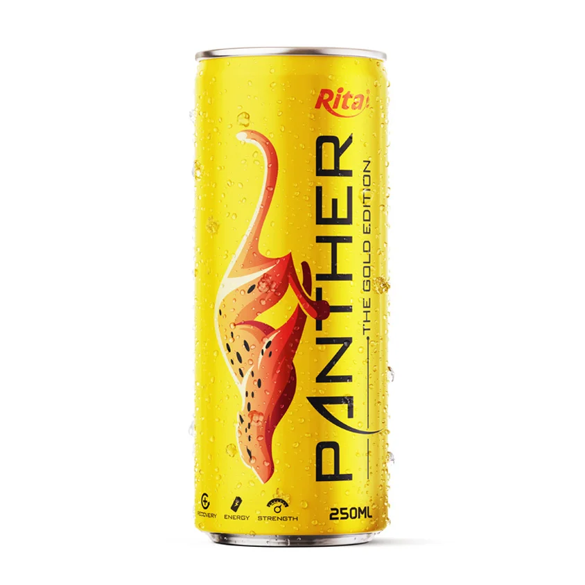 250ml Yellow Panther Energy Drink - RITA Beverage