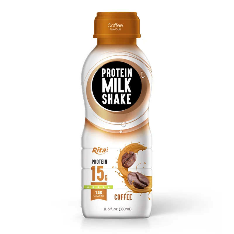 Protein Milk Shake with Coffee flavor 330ml PP bottle (11.16 fl oz ...