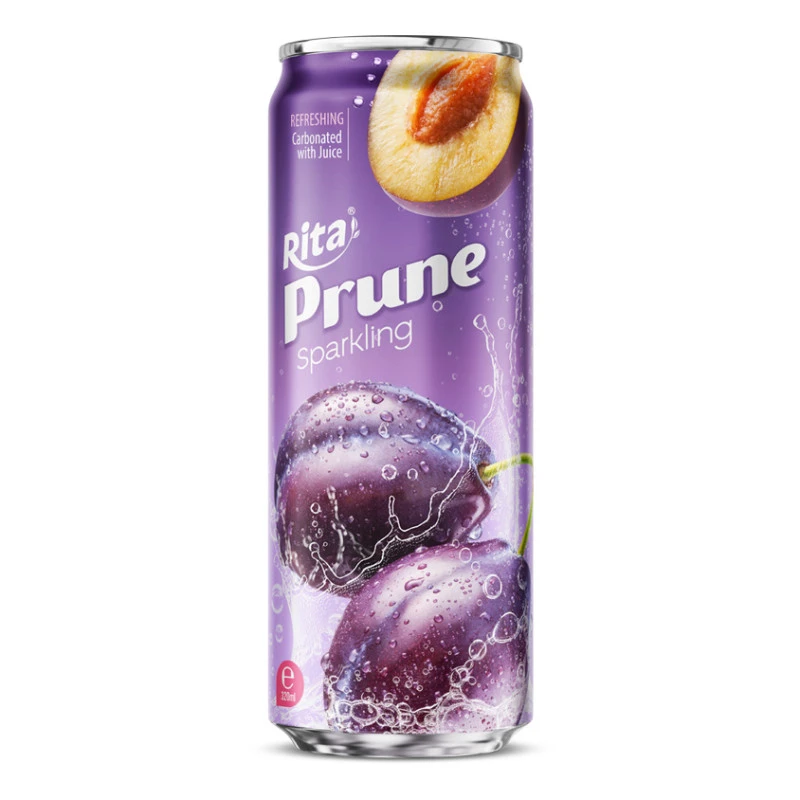 Rita Sparkling Prune Water 320ml Sleek Can - RITA Beverage