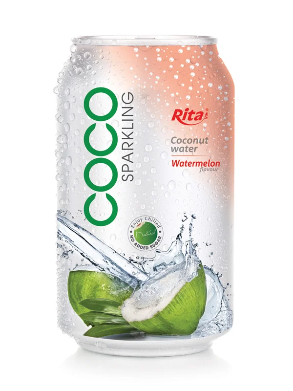 330ml Water melon flavor with Sparking Coconut water - RITA Beverage