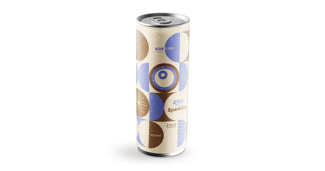 high quality blueberry sparkling drink 250ml - RITA Beverage