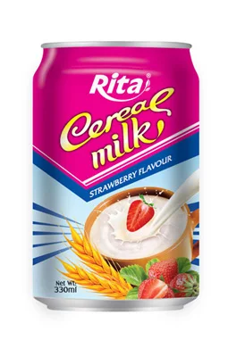 Cereal Milk Strawberry flavor 330ml RITA brand - RITA Beverage