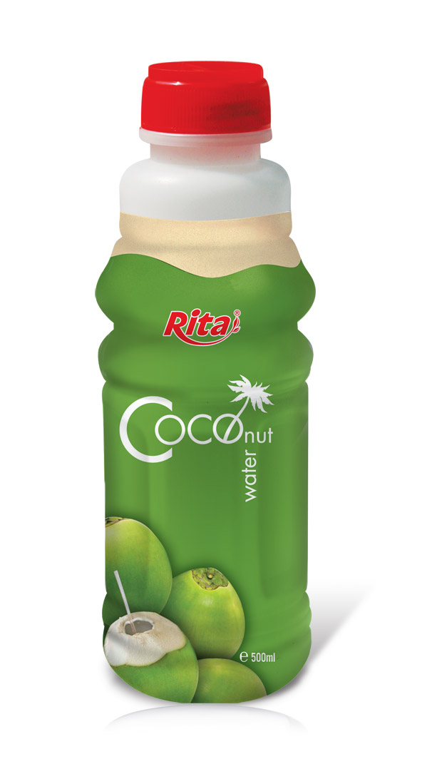 500ml Bottle Organic Coconut Water Fresh Young - RITA Beverage