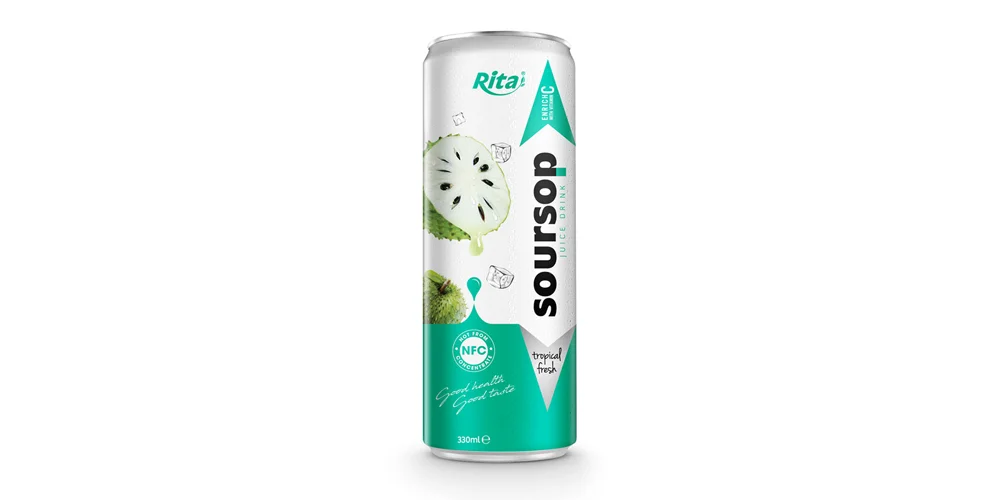 private label fresh Fruit soursop 330ml - RITA Beverage